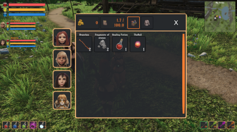 Interface / Inventory – Valley of the predators